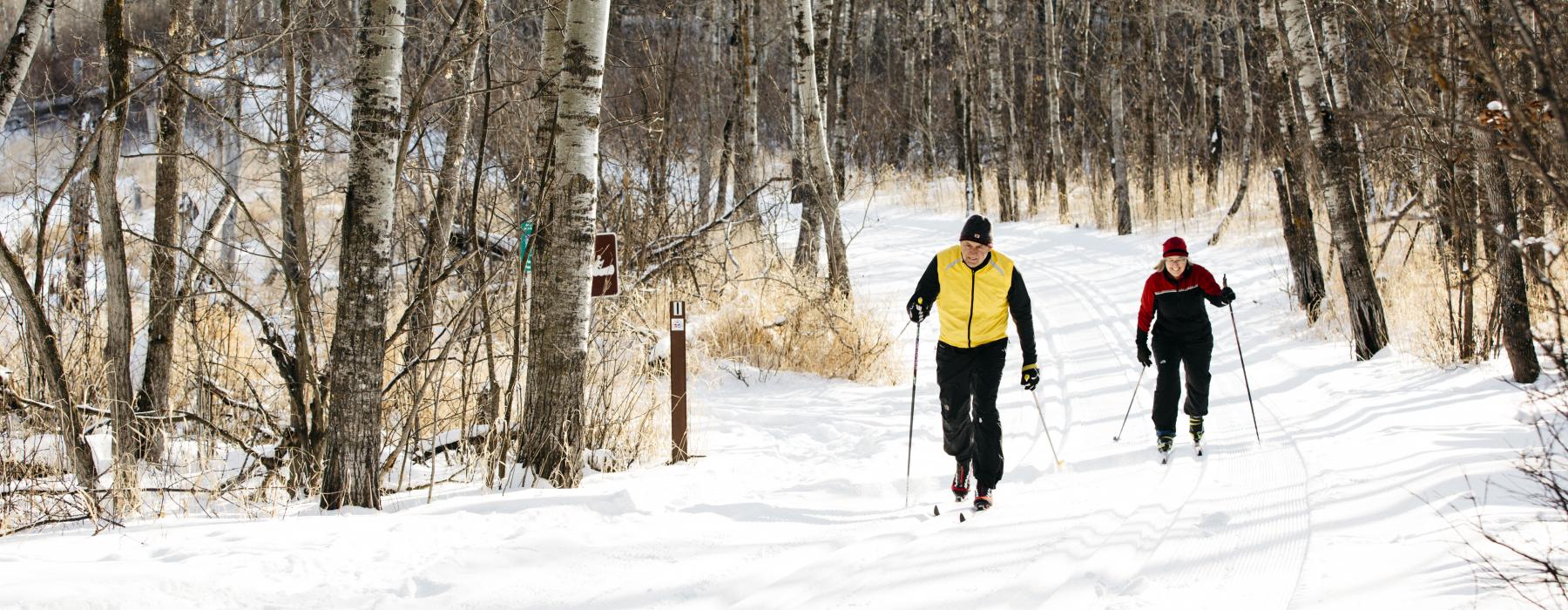 Cross-country skiing | North Dakota Parks and Recreation